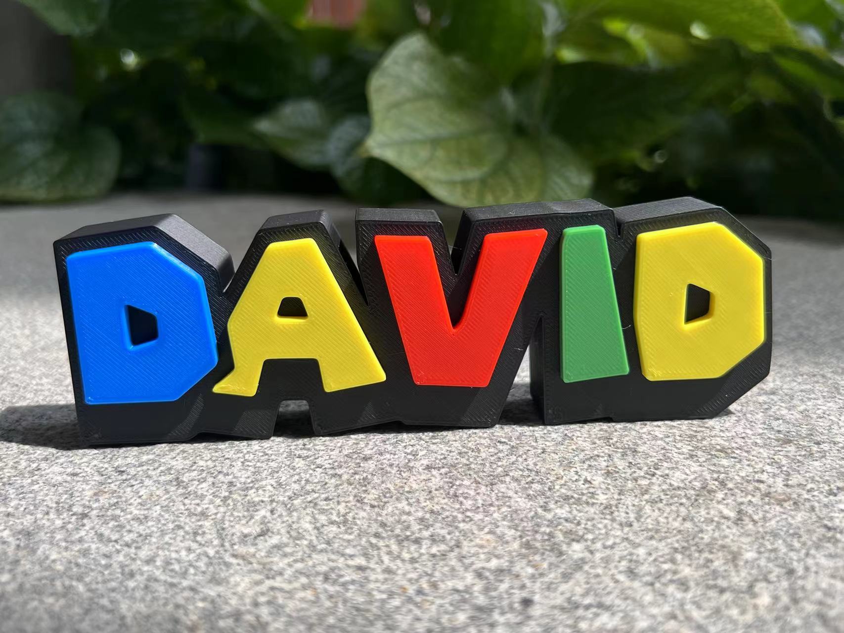 Super Mario Name Sign - 3D Printed – 3D Monster Design