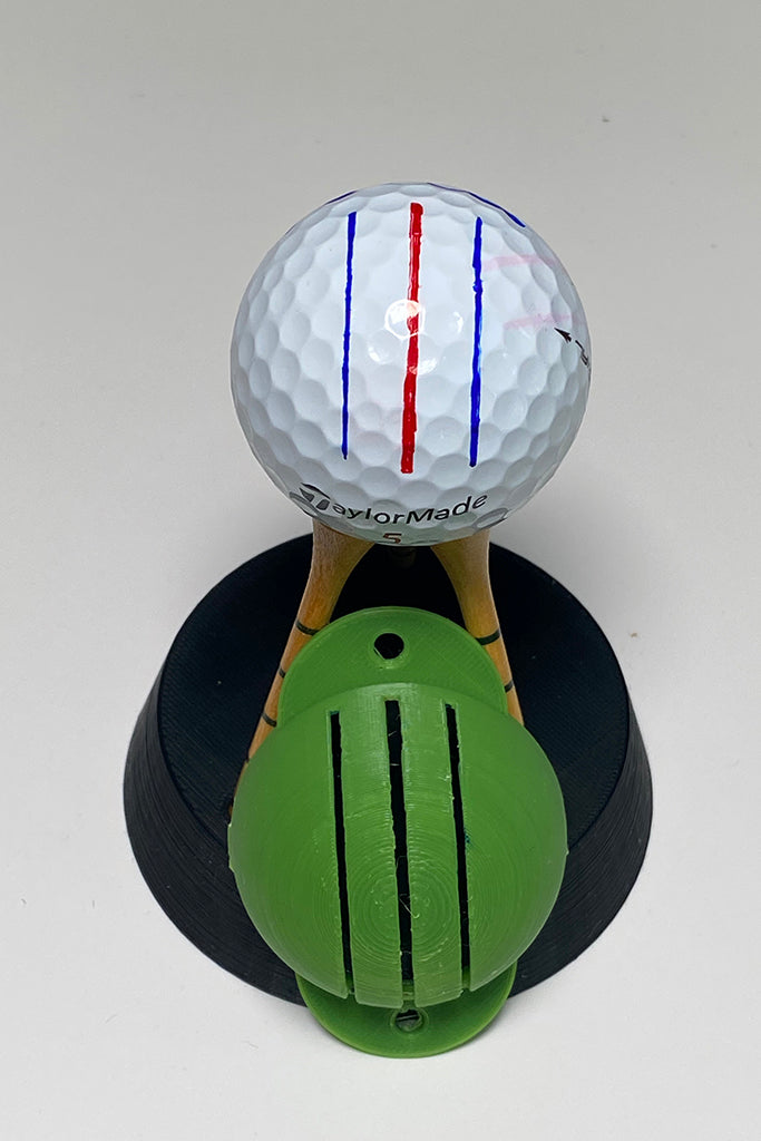 3 Horizontal Alignment Lines - Golf Ball Marking Stencil - 3D Printed ...